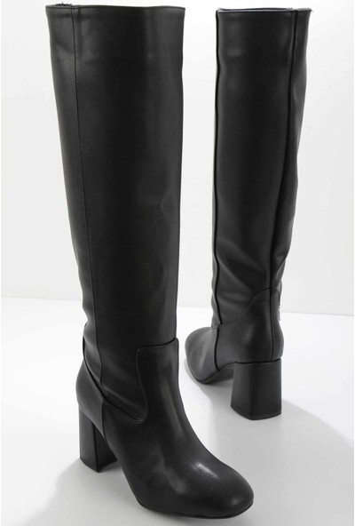 Bambi Siyah Kadın Çizme K03527201709