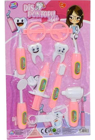 Hobi Toys HB-15985 Hobi, Kartela Kız Diş Doktor Seti Hobi Toys HB-15985 Hobi, Kartela Kız Diş Doktor Seti