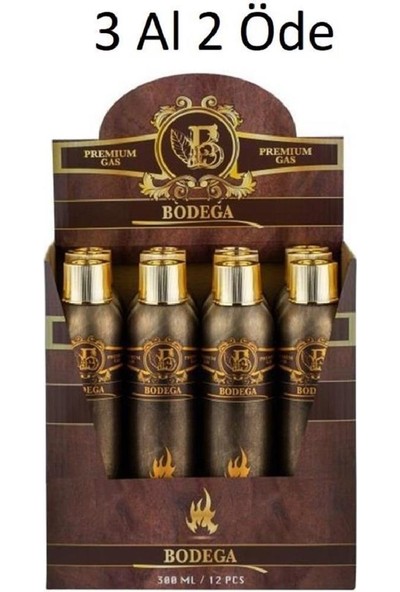 PremiumQuality Bodega Premium Butane Gas 300ML 3 Al 2 Öde PremiumQuality Bodega Premium Butane Gas 300ML 3 Al 2 Öde