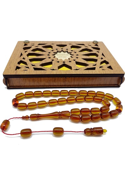 Kehribar Diyarı Özel Gömme Kutulu Kapsül Ateş Kehribar Tesbih Kehribar Diyarı Özel Gömme Kutulu Kapsül Ateş Kehribar Tesbih