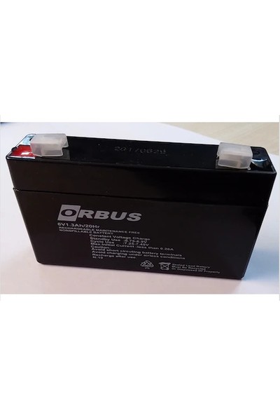 Orbus 6V 1.3 Ah 98*25*52 mm Kuru Akü Marka : Orbus-Mustang-Deeppower-Wa