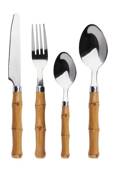 Bambum Matia 24 Parça Çatal Kaşık Bıçak Seti Bambum Matia 24 Parça Çatal Kaşık Bıçak Seti