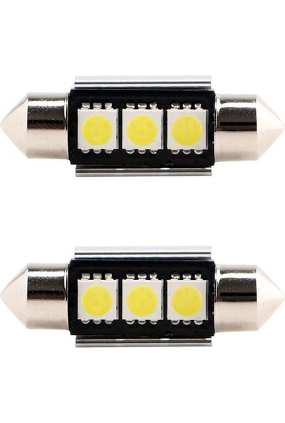Knmaster Festoon 5050 Smd 3 Ledli Beyaz LED Takım Knmaster Festoon 5050 Smd 3 Ledli Beyaz LED Takım