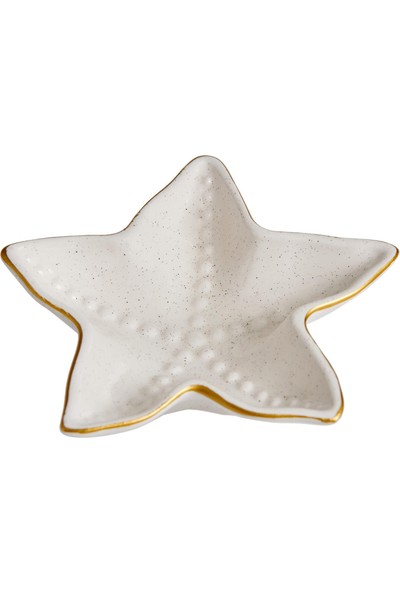 Cosiness Yıldız Seramik 4 Lü Çerezlik