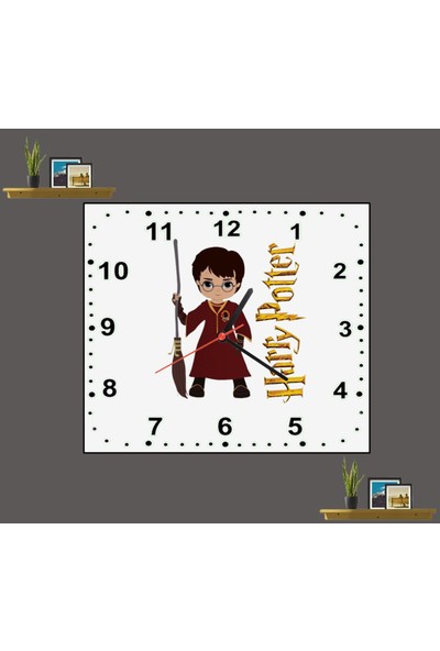 5Bin Dijital Market Harry Potter Baskılı Duvar Saati