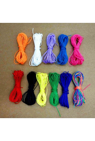 Selderesi Karışık Paraşüt Takı Ipi 11 Renk Toplam 55 Metre Selderesi Karışık Paraşüt Takı Ipi 11 Renk Toplam 55 Metre