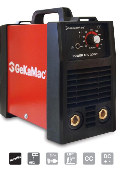 Gekamac Power Arc 200 Lt Inverter Kaynak Makinası Gekamac Power Arc 200 Lt Inverter Kaynak Makinası
