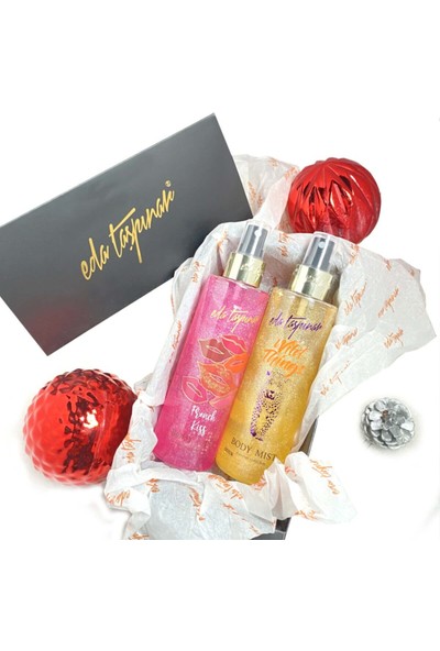 Eda Taşpınar Sevgililer Günü Hediye Paketi Wild Things & French Kiss Body Mist 200ML. Eda Taşpınar Sevgililer Günü Hediye Paketi Wild Things & French Kiss Body Mist 200ML.