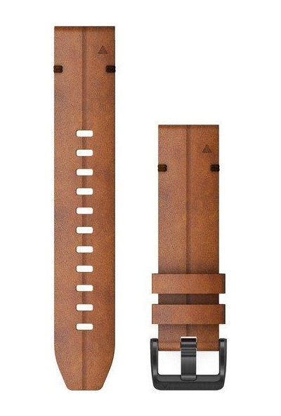 Garmin Quickfit 22 mm Chestnut Deri Kayış Garmin Quickfit 22 mm Chestnut Deri Kayış