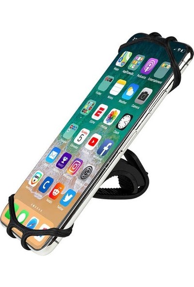 Asfal Esneyebilen 360 Derece Dönen Bisiklet Scooter ve Motosiklet Telefon Tutucu - 4.7' / 6.5' Uyumlu Asfal Esneyebilen 360 Derece Dönen Bisiklet Scooter ve Motosiklet Telefon Tutucu - 4.7' / 6.5' Uyumlu
