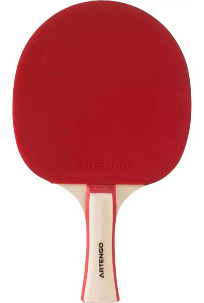 Artego Masa Tenisi Raketi Ahşap Saplı Kırmızı Siyah