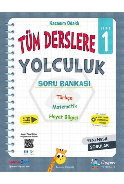 Üçgen Yayıncılık 1. Sınıf Tüm Derslere Yolculuk Soru Bankası