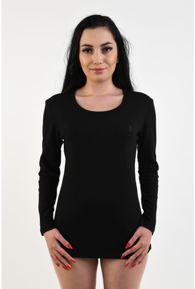 U.s. Polo Assn. 15067 Kadın Uzun Kollu Termal Içlik - Siyah U.s. Polo Assn. 15067 Kadın Uzun Kollu Termal Içlik - Siyah