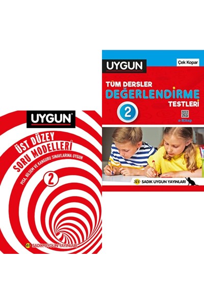 Sadık Uygun Yayınları Üst Düzey 2. Sınıf Soru Bankası (Bilsem) + Tüm Dersler Değerlendirme Testi 2. Sınıf Sadık Uygun Yayınları Üst Düzey 2. Sınıf Soru Bankası (Bilsem) + Tüm Dersler Değerlendirme Testi 2. Sınıf