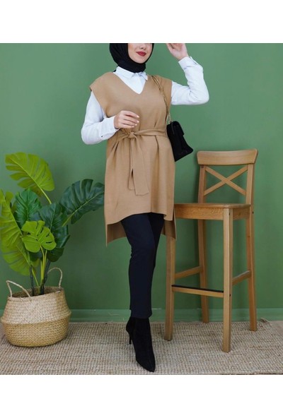 Fidan Bağlamalı Süveter