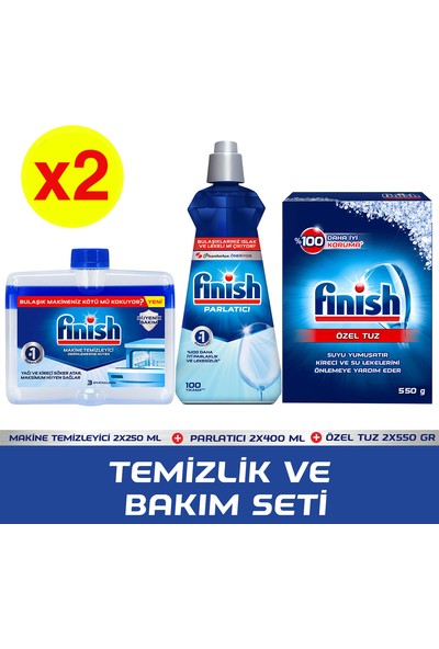 Finish Temizlik ve Bakım Seti x 2 Adet Finish Temizlik ve Bakım Seti x 2 Adet