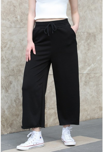 Madmext Mad Girls Siyah Bol Paça Eşofman MG1100 Madmext Mad Girls Siyah Bol Paça Eşofman MG1100