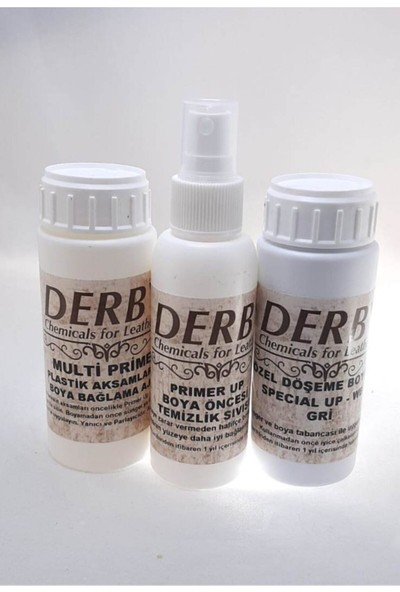 Derby Oto Torpido - Tampon - Iç Kapı - Plastik Aksan Bakım Boyama Seti Gri