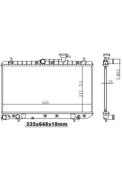 MGA Su Radyatoru (Brazing-Manuel)-(Hyundai: Accent 03-06 -1.6 16V- )