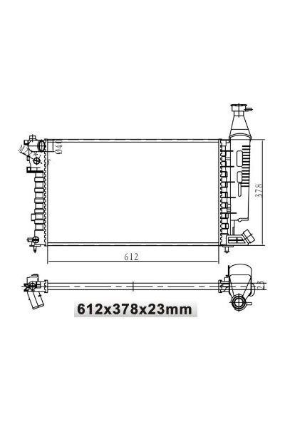 MGA Su Radyatoru Hazneli Mekanik ( Peugeot : Partner Citroen : Berlin
