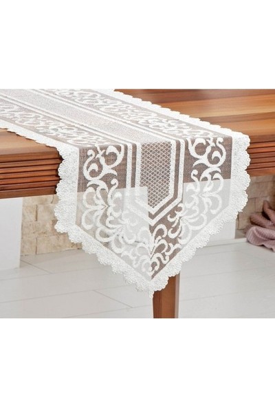 Estelica Örme Pano Desenli Ranner 45X140 Krem