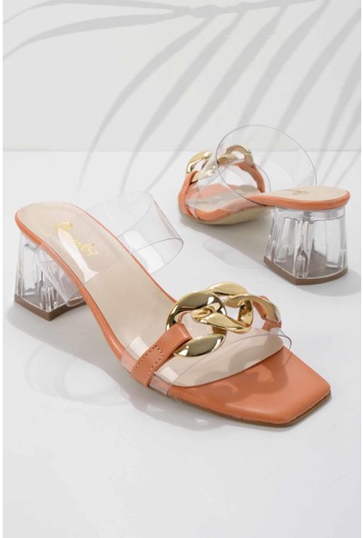 Bambi Turuncu Kadın Terlik K04124000609