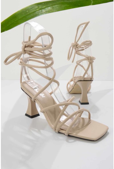 Bambi Nude Kadın Sandalet K05726024209