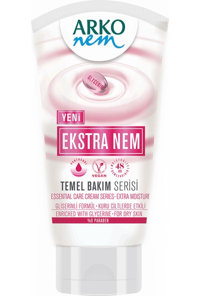 Arko Nem Krem Gliserinli Onarıcı Bakım El ve Vücut Kremi 60ml Arko Nem Krem Gliserinli Onarıcı Bakım El ve Vücut Kremi 60ml