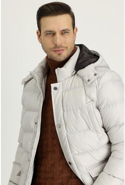 Kiğılı Kapüşonlu Spor Kaban