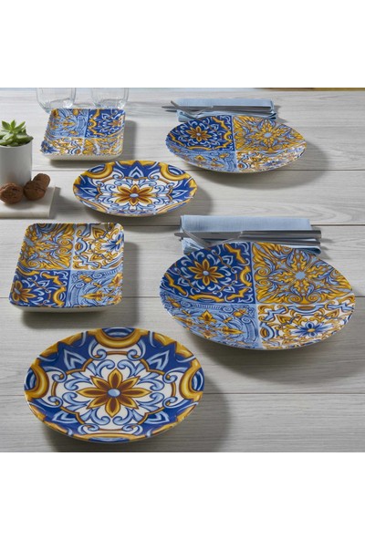 Güral Porselen Atina 18 Parça 6 Kişilik Bone Kahvaltı Takımı - 2188 Güral Porselen Atina 18 Parça 6 Kişilik Bone Kahvaltı Takımı - 2188