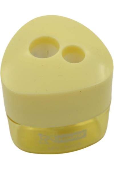 Mikro Çift Hazneli Üçgen Kalemtraş Pastel Renkler Mikro Çift Hazneli Üçgen Kalemtraş Pastel Renkler