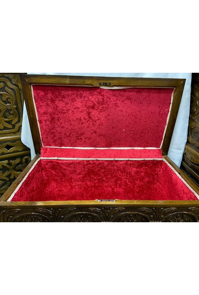 Ceviz Oymalı Ceviz Sandığı