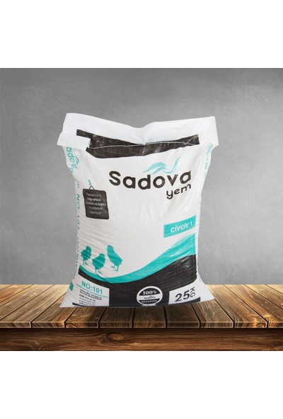 Sadova Yem 101 Başlangıç Süs Civciv Yemi 25 kg