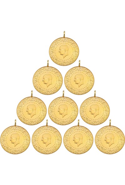 Harem Altın 10 Eski Tarih Çeyrek Altın