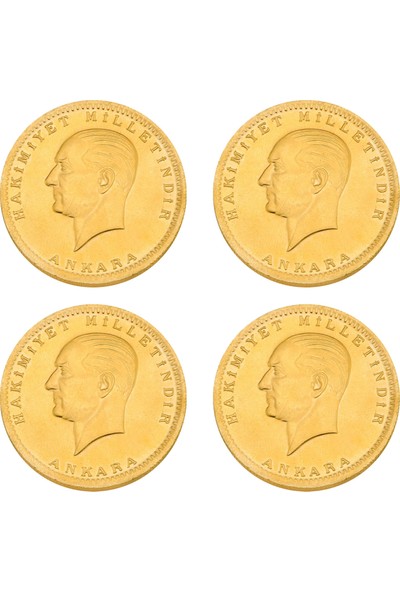 Harem Altın 4 Yeni Cumhuriyet Altını - Ata Lira Harem Altın 4 Yeni Cumhuriyet Altını - Ata Lira
