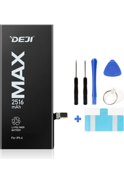 Deji iPhone 6 Batarya 2516 mAh Mucize Batarya Deji Deji iPhone 6 Batarya 2516 mAh Mucize Batarya Deji