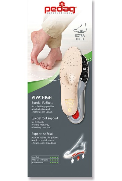 Pedag 189 Pedag Viva High Tabanlık 36-46 Pedag 189 Pedag Viva High Tabanlık 36-46