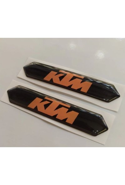 Gogomoto Ktm Damla Logo 3D Sticker 2 Adet Gogomoto Ktm Damla Logo 3D Sticker 2 Adet