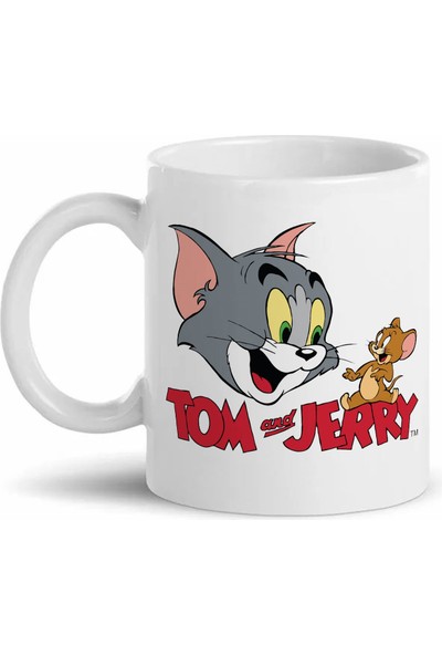 Tom ve Jerry Çizgi Film Baskılı Kupa Bardak D03