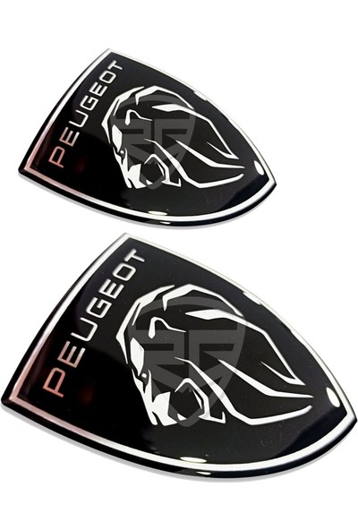 Gogomoto Peugeot Damla 3D Sticker Logo 2 Adet Gogomoto Peugeot Damla 3D Sticker Logo 2 Adet