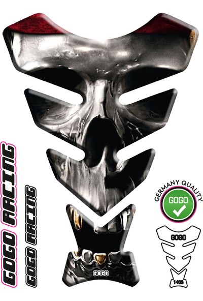 Gogomoto Metalik Universal Tank Pad