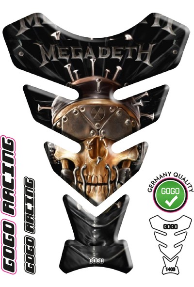 Gogomoto Mega Deth Universal Tank Pad