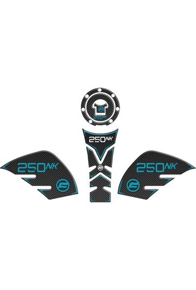 Gogomoto Cf Moto Nk 250 Tank Pad Set Gogomoto Cf Moto Nk 250 Tank Pad Set