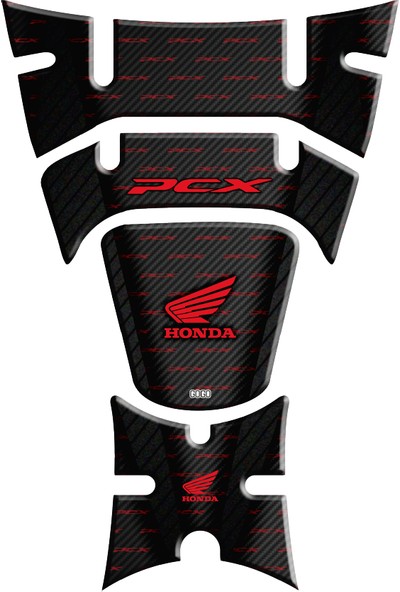 Gogomoto Honda Pcx 2018-2020 4 Parça Tank Pad Gogomoto Honda Pcx 2018-2020 4 Parça Tank Pad