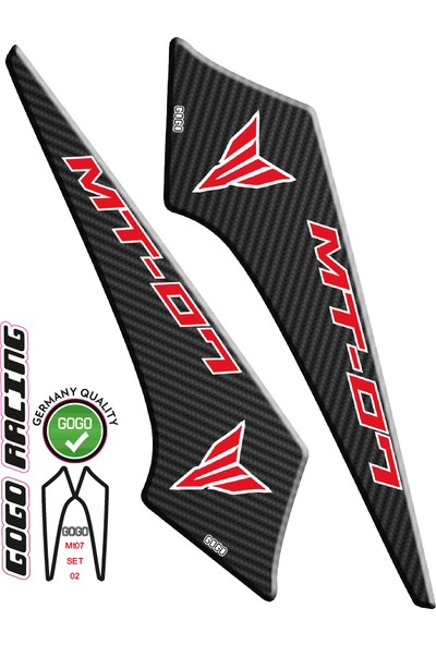 Gogomoto Yamaha MT07 2014-2017 Yan Pad Gogomoto Yamaha MT07 2014-2017 Yan Pad