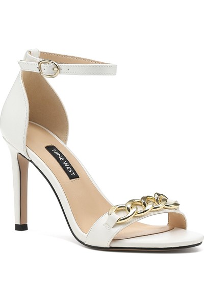 Nine West Ilıke 2fx Beyaz Kadın Topuklu Sandalet