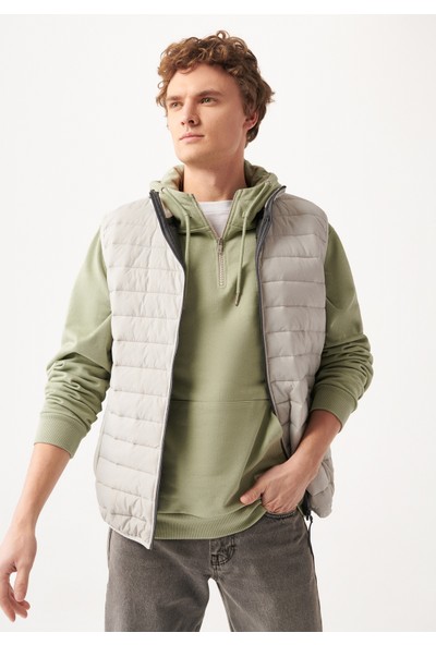 Mavi Erkek Gri Yelek 0110023-70075