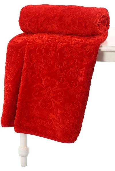 Özdilek Kırmızı Çift Kişilik Prestij Battaniye