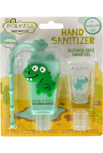 Jack N' Jill DİNO El Temizleme JELİ Alkolsüz 2*29 ML