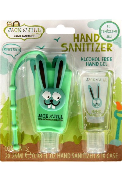 Jack N' Jill BUNNY El Temizleme JELİ Alkolsüz 2*29 ML